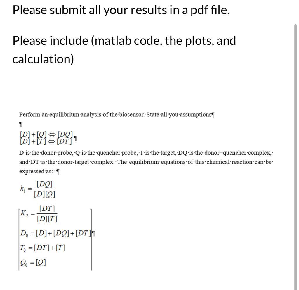 Solved Please submit all your results in a pdf file. Please | Chegg.com