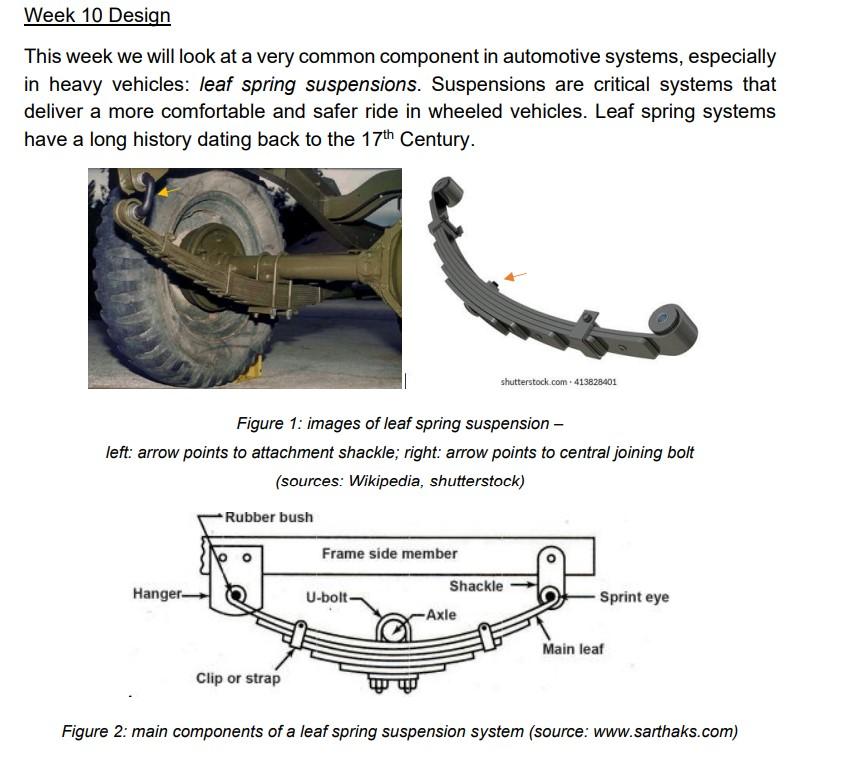 Solved Week 10 Design This week we will look at a very | Chegg.com