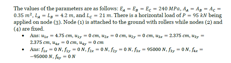 Solved For the following problems, (1) write out the element | Chegg.com