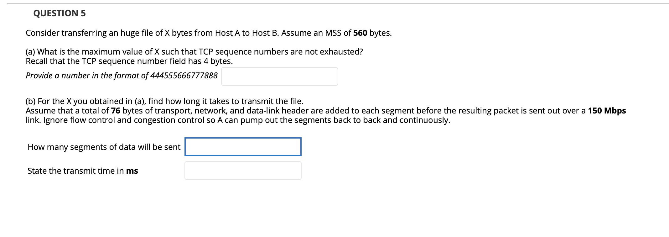 Solved QUESTION 2 Compare GBN, SR, and TCP (no delayed ACK). | Chegg.com