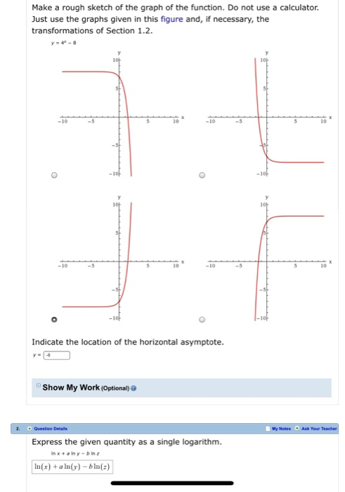 Solved Make a rough sketch of the graph of the function. Do | Chegg.com