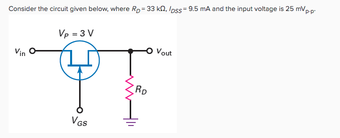 Solved JFET circuits. Q13 1) Determine the output | Chegg.com
