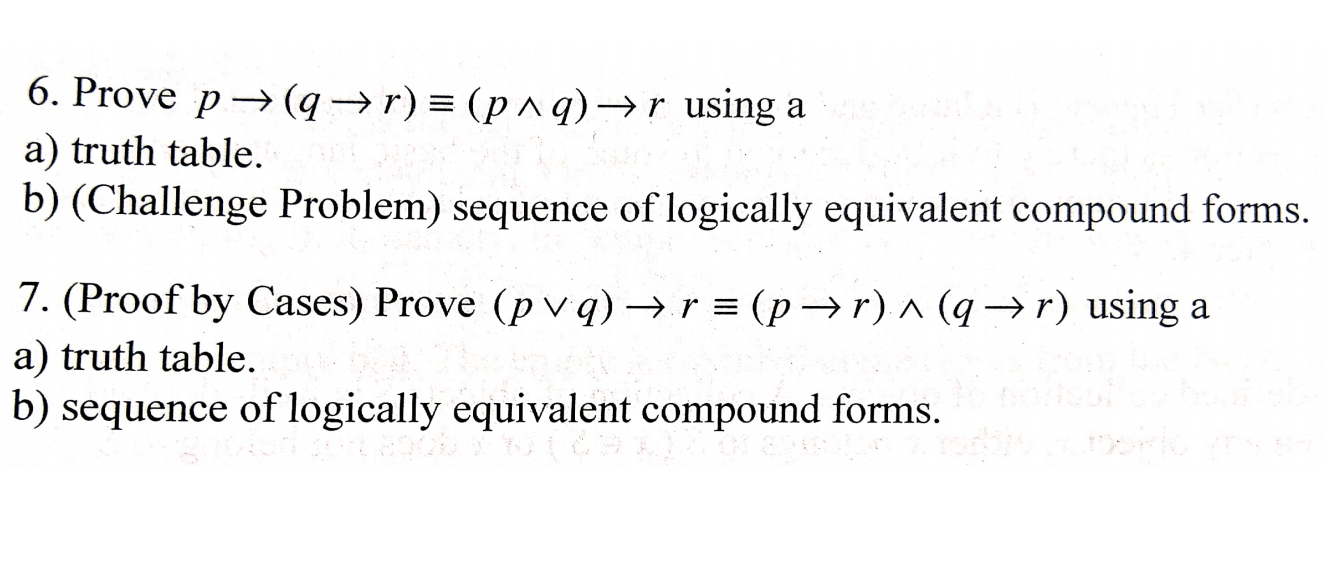 Solved 4. Prove or disprove the statements given below. To | Chegg.com