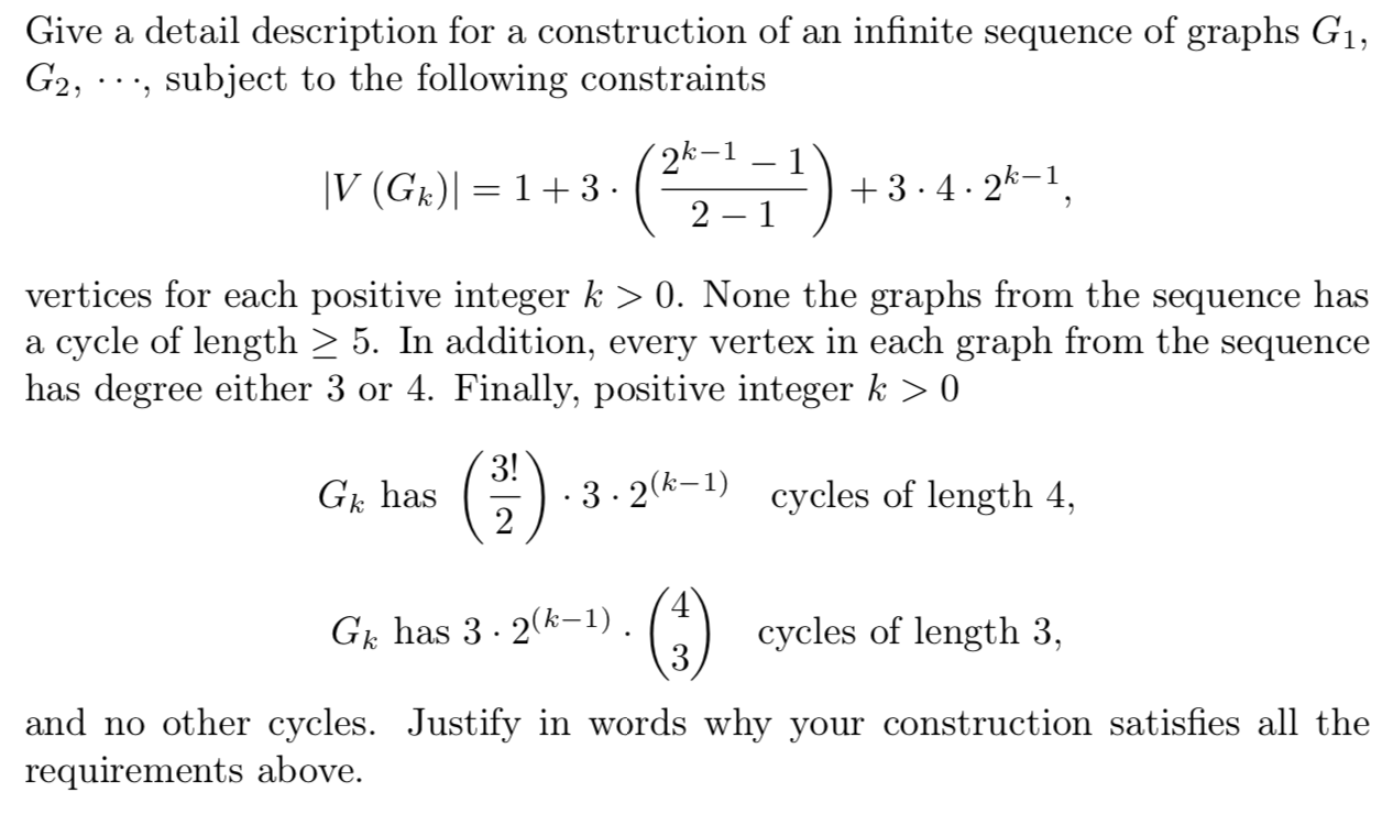 Give a detail description for a construction of an | Chegg.com