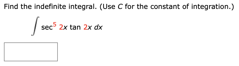 Solved Find the indefinite integral. (Use C for the constant | Chegg.com