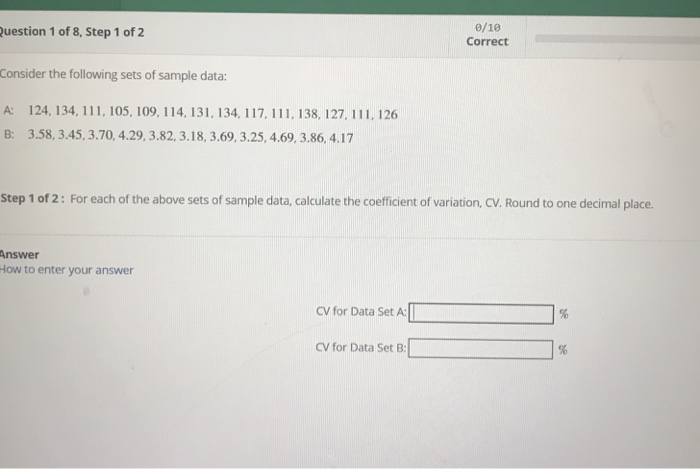 Solved 0/10 Correct uestion 1 of 8, Step 1 of 2 Consider the | Chegg.com Solved 0/10 Correct uestion 1 of 8, Step 1 of 2 Consider the | Chegg.com