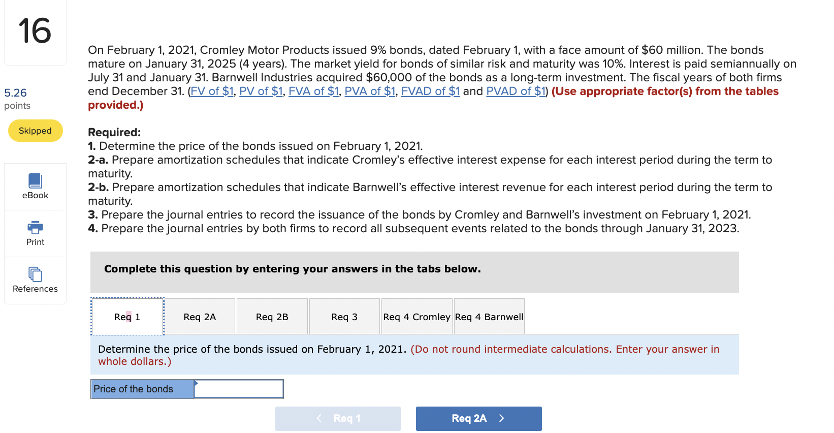 Solved On February 1, 2021, Cromley Motor Products issued | Chegg.com