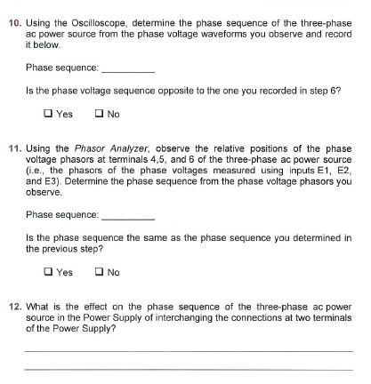 Solved 10. Using the Oscilloscope, determine the phase | Chegg.com