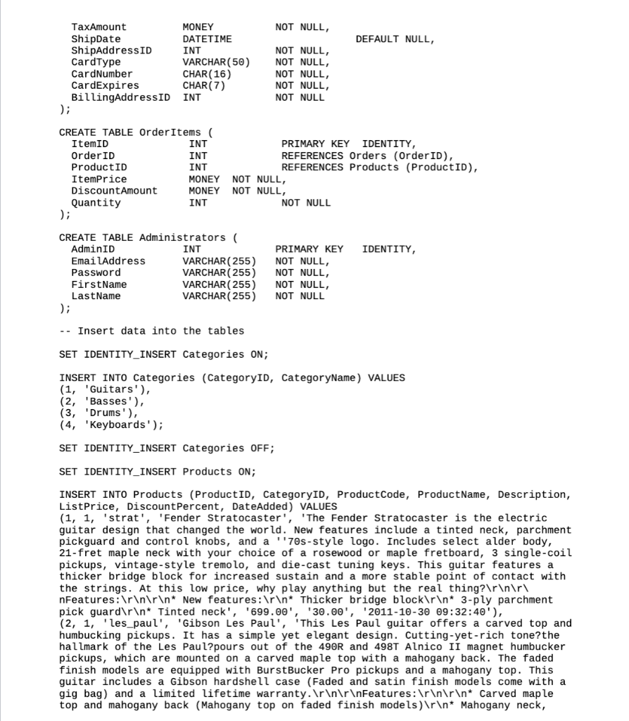 Solved Directions & Deliverable Execute the | Chegg.com