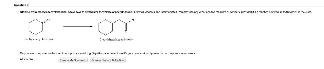 Solved Starting from the methylenecyclohexane, show how to | Chegg.com