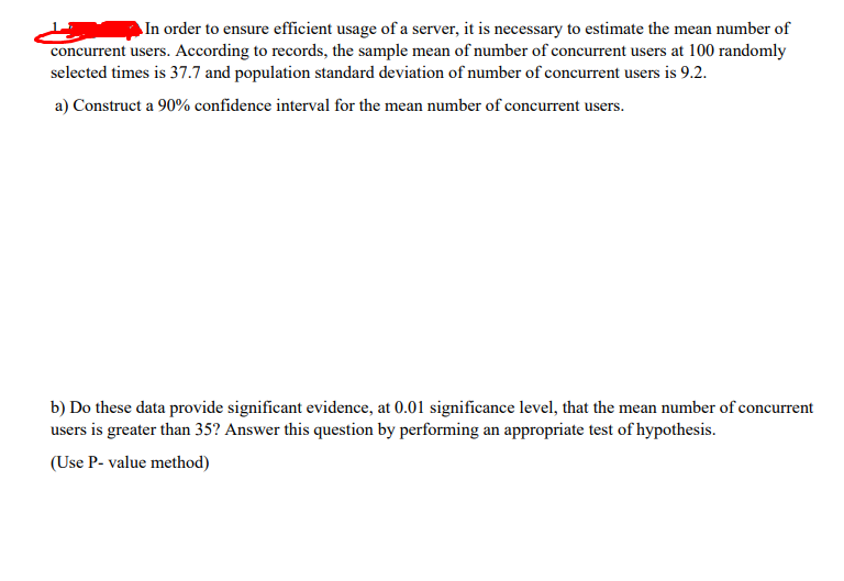 Solved In Order To Ensure Efficient Usage Of A Server It Is 