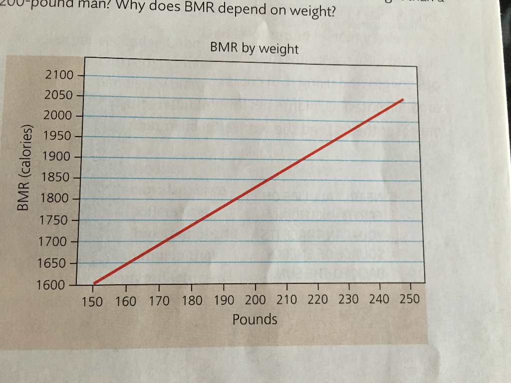 Solved Basal metabolic rate (BMR) is the amount of energy | Chegg.com