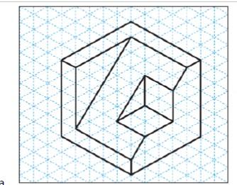 Solved Using your own graph paper, make a multiview drawing | Chegg.com
