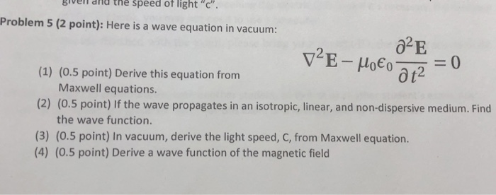 Speed Of Light Formula