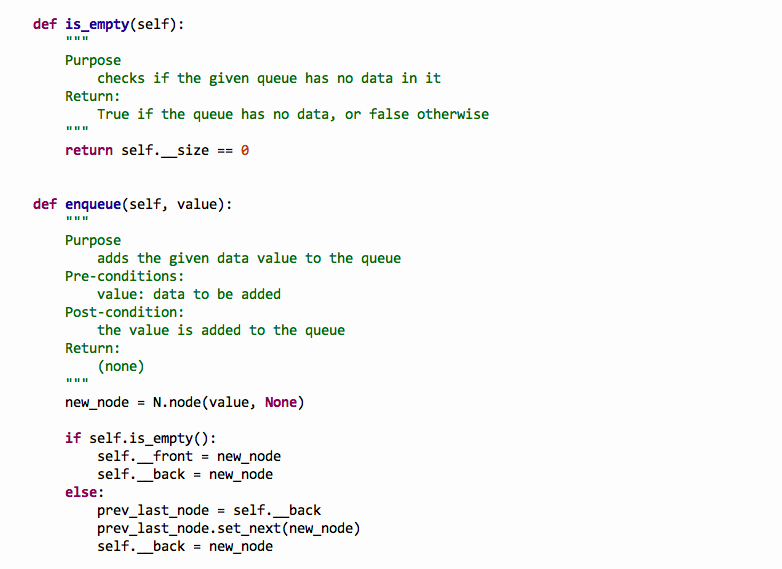 Solved Node: class Node(object): def __init__(self, | Chegg.com