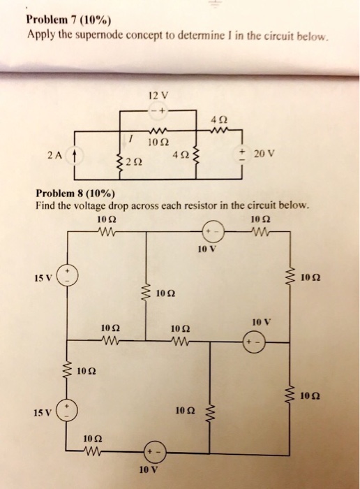 Solved Apply the supernode concept to determine I in the | Chegg.com