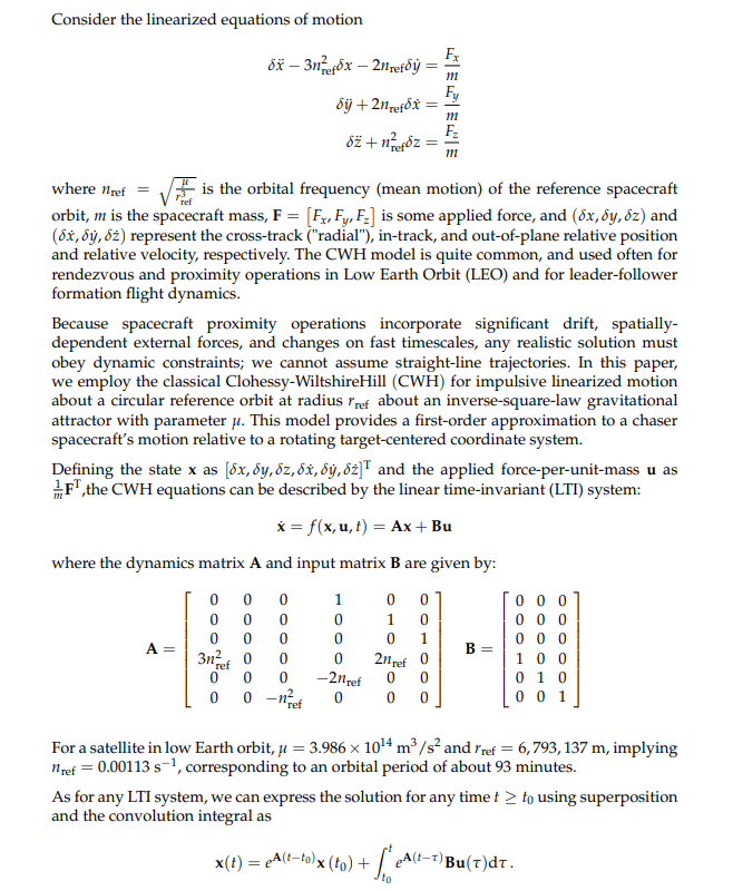 Solved Consider the linearized equations of | Chegg.com