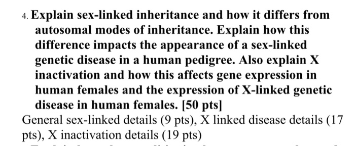 Solved Autosomal Modes Of Inheritance Explain How This