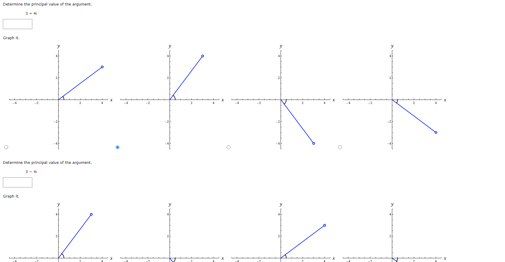 Solved Determine The Principal Value Of The Argument 3 41