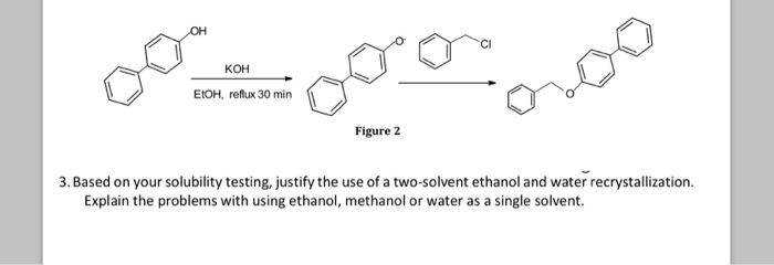Solved CI кон EtoH, reflux 30 min Figure 2 3. Based on your | Chegg.com