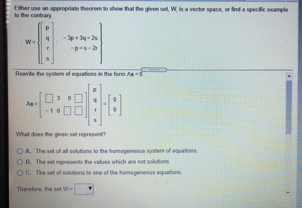 Solved Either use an appropriate theorem to show that the | Chegg.com