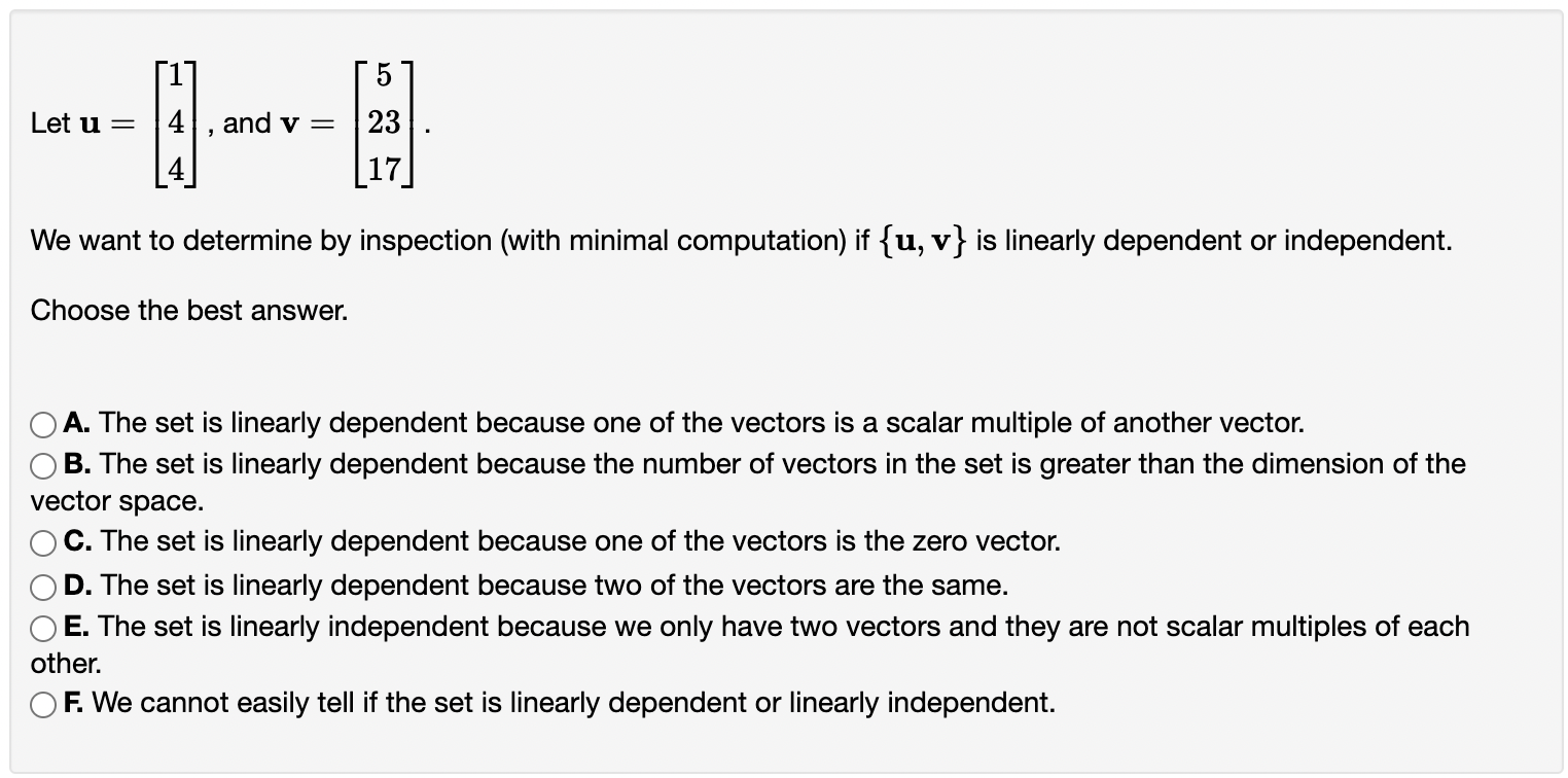 Solved ***LINEAR ALGEBRA***Please try to answer all the | Chegg.com