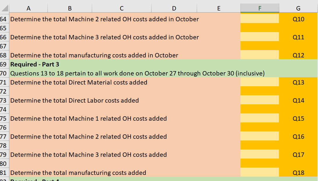 Read these Instructions carefully! For October 2021, | Chegg.com