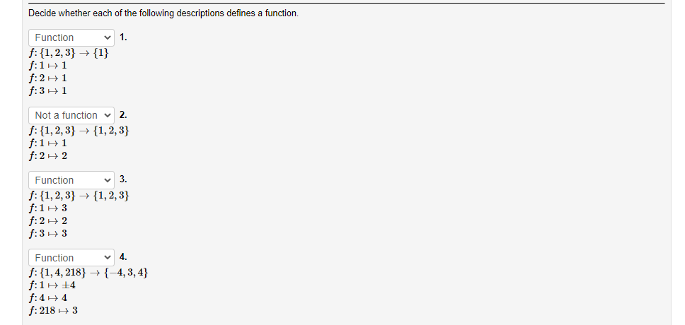 Solved Decide whether each of the following descriptions | Chegg.com