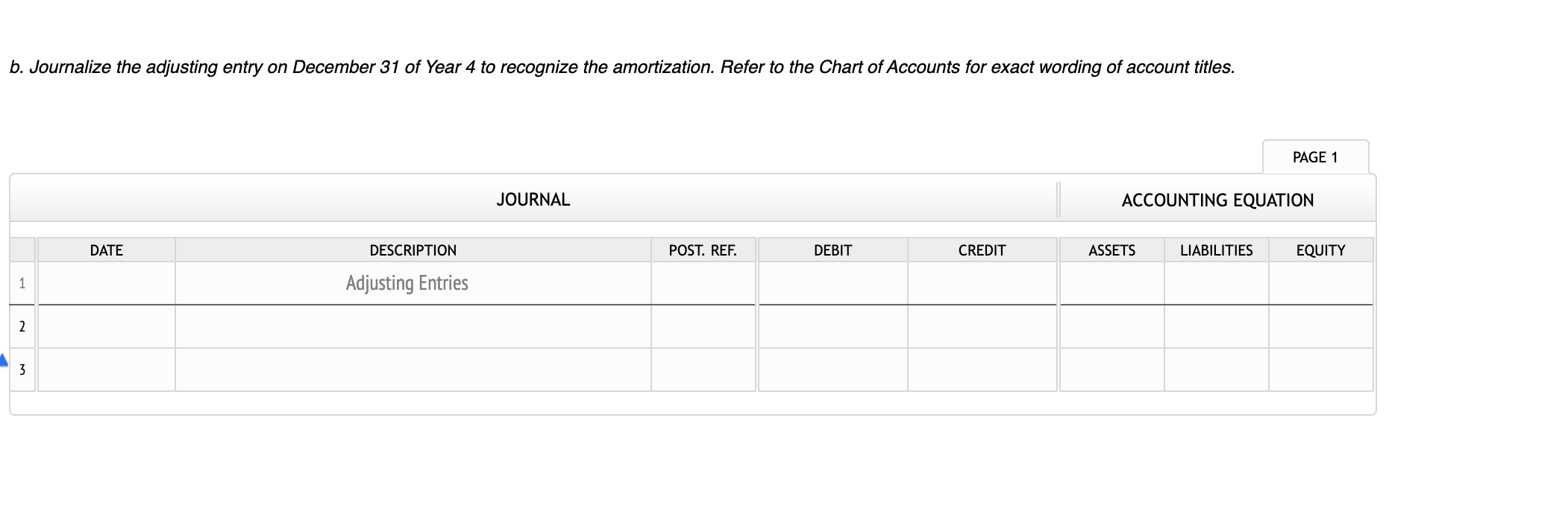 Solved b. Journalize the adjusting entry on December 31 of | Chegg.com