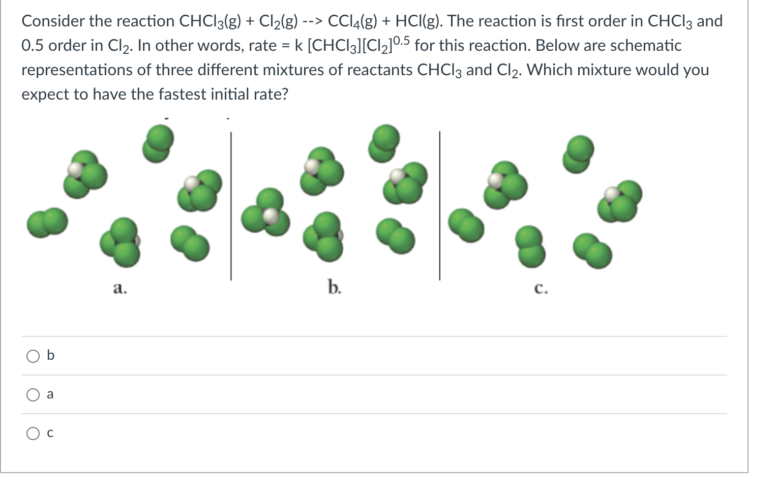 Solved Consider the reaction CHCl3( g)+Cl2( g)−CCl4( | Chegg.com