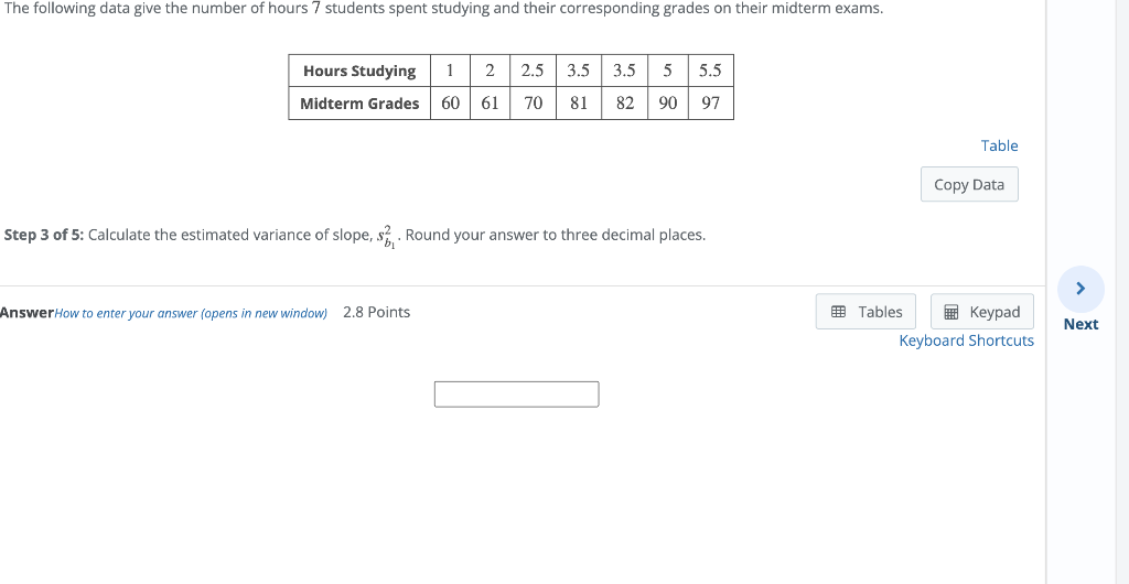Solved Step 1 of 5: Calculate the sum of squared errors | Chegg.com