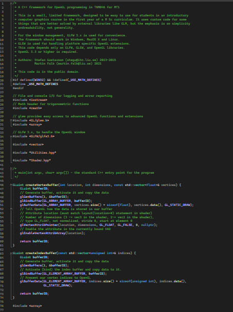 Solved im doing some OpenGL with c++. and as of right now im | Chegg.com