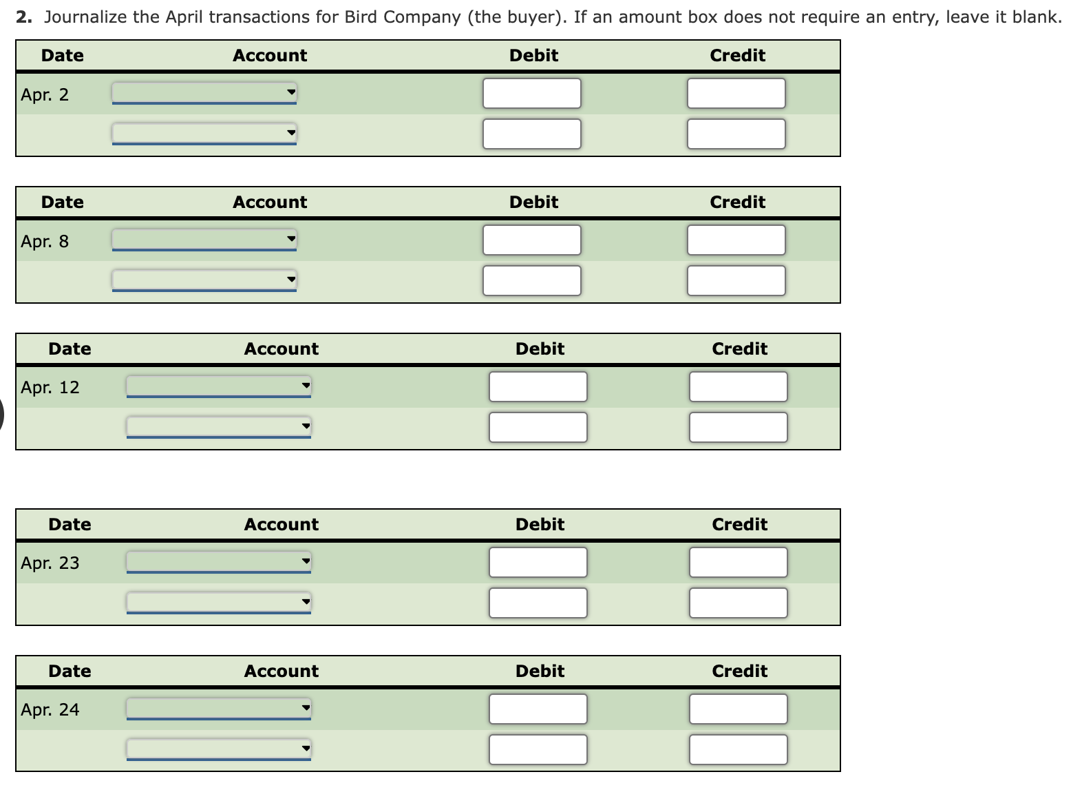 Solved Sales and Purchase-Related Transactions for Seller | Chegg.com