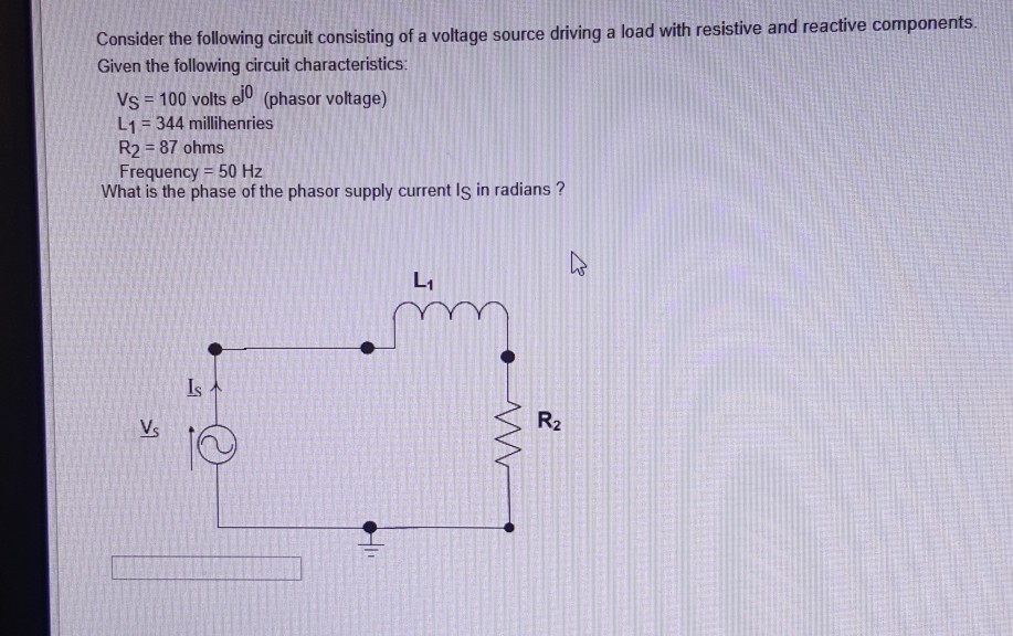 Solved QUESTION 1 Consider the following circuit consisting | Chegg.com