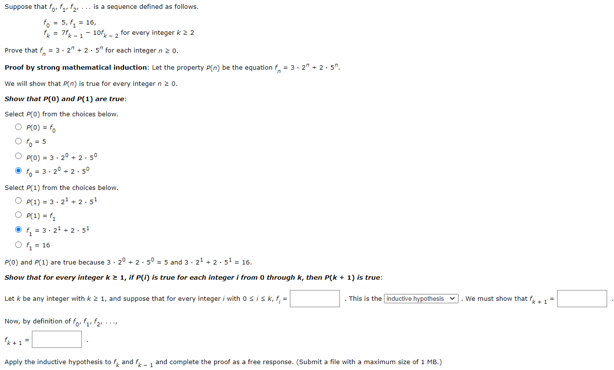Solved Suppose that for fi, far... is a sequence defined as | Chegg.com