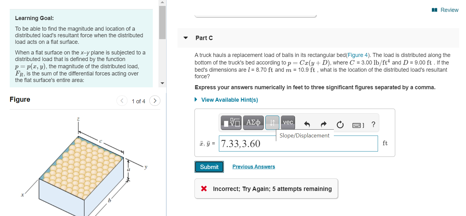 Solved Review Learning Goal: To be able to find the | Chegg.com