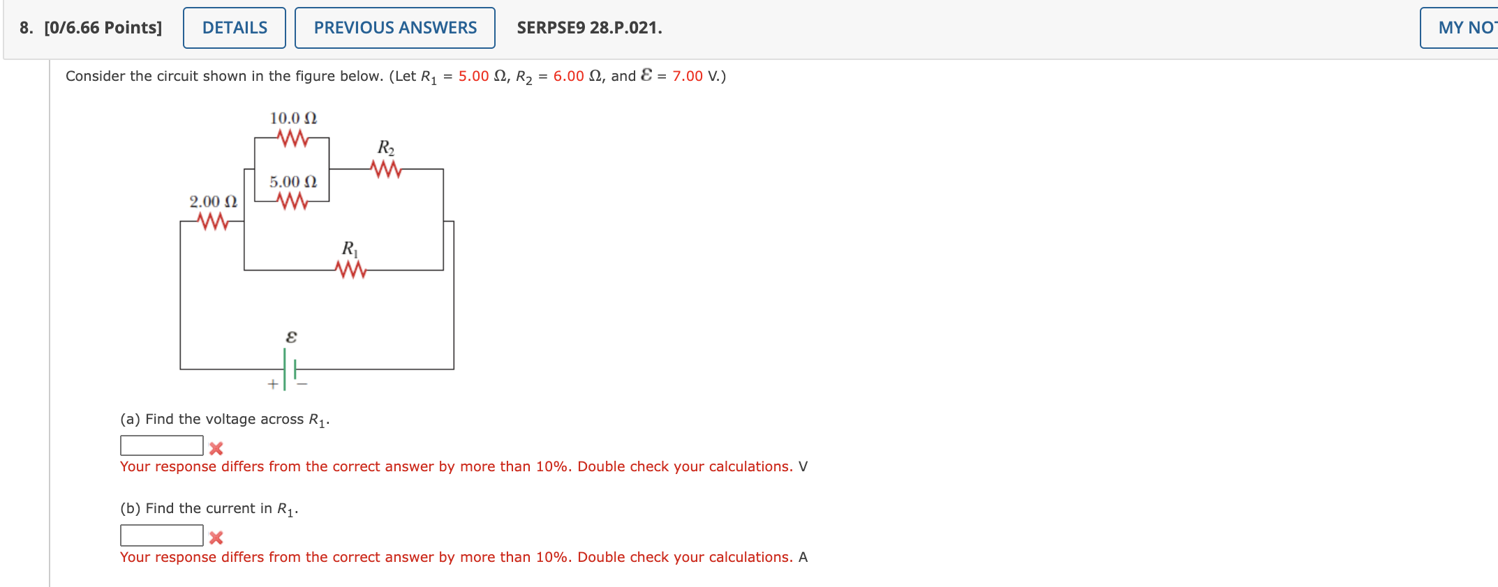 Solved 8. [0/6.66 Points] DETAILS PREVIOUS ANSWERS SERPSE9 | Chegg.com