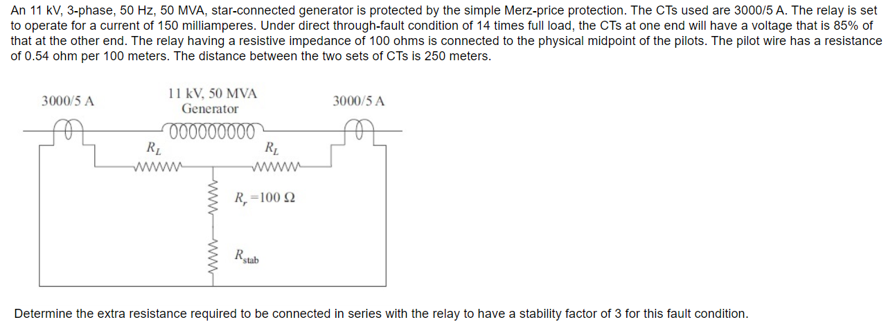 Solved An 11 kV, 3-phase, 50 Hz, 50 MVA, star-connected | Chegg.com