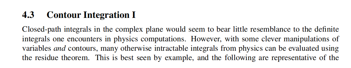 Solved 4. Residue and Contour Integration We are now able to | Chegg.com