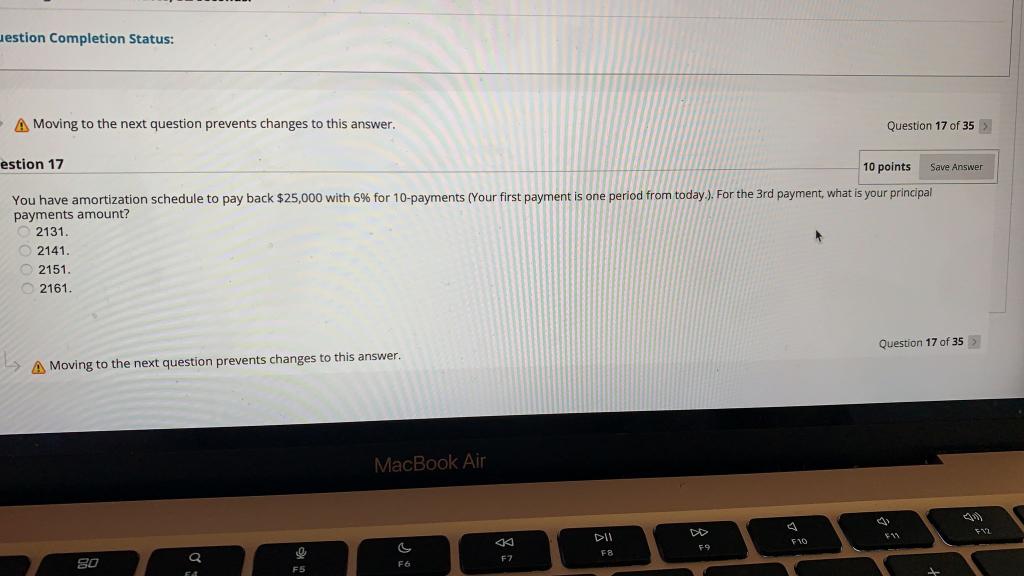 Jestion Completion Status: A Moving to the next | Chegg.com