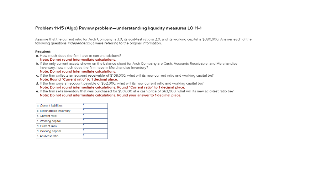 Solved Problem 11-15 (Algo) Review problem-understanding | Chegg.com