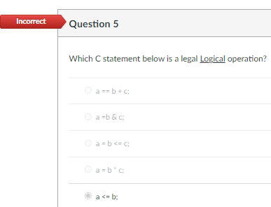 Solved Which is NOT a valid while conditional in C | Chegg.com