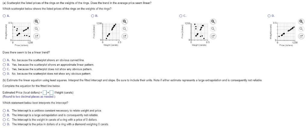 Solved The data table found below contains the listed prices | Chegg.com