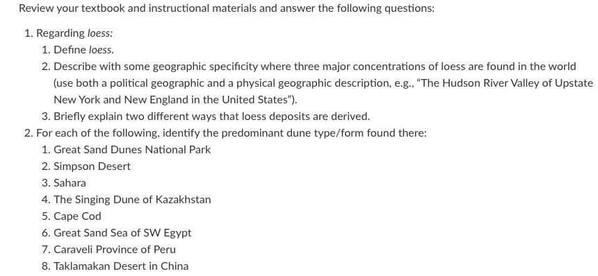 Solved Review your textbook and instructional materials and | Chegg.com
