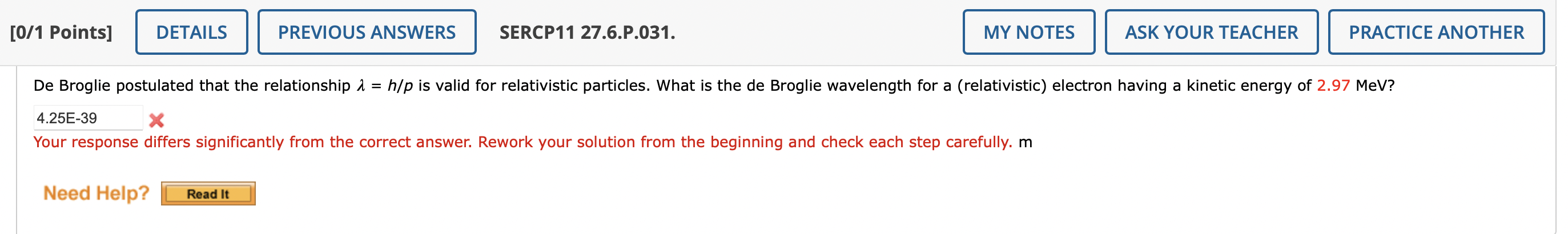 Solved Your response differs significantly from the correct | Chegg.com