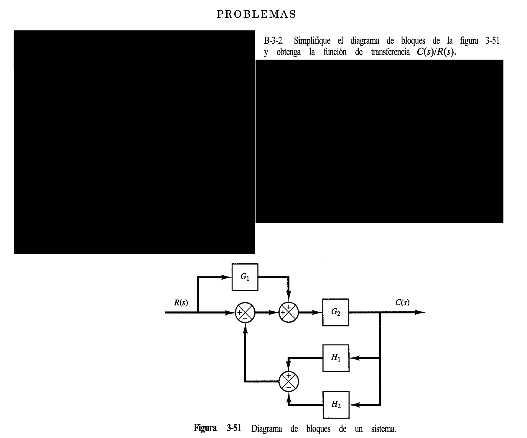 Solved PROBLEMASB-3-2. ﻿Simplifique el ﻿diagrama de ﻿bloques | Chegg.com