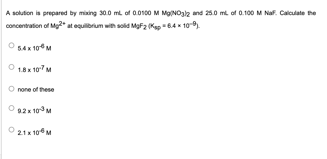 Solved Calculate the molar solubilities for aluminum | Chegg.com