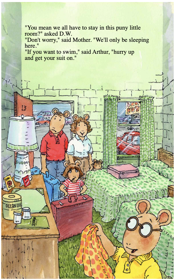 Solved MARC BROWN ARTHURS FAMILY VACATION * Marc Brown | Chegg.com