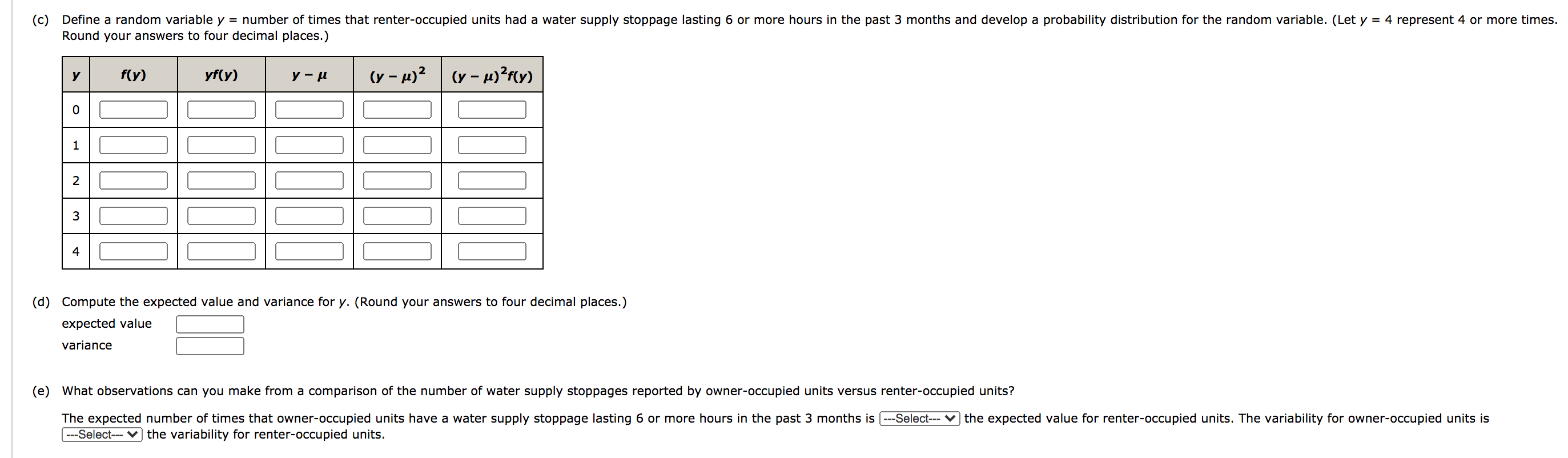 Solved The following data has been collected on the number | Chegg.com