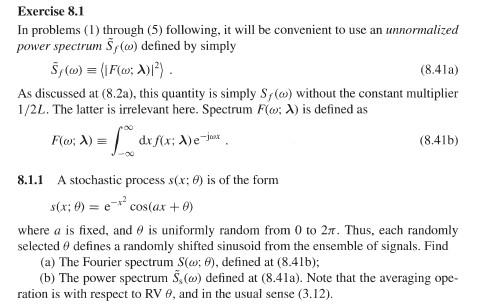 Solved Exercise 8.1 In problems (1) through (5) following, | Chegg.com